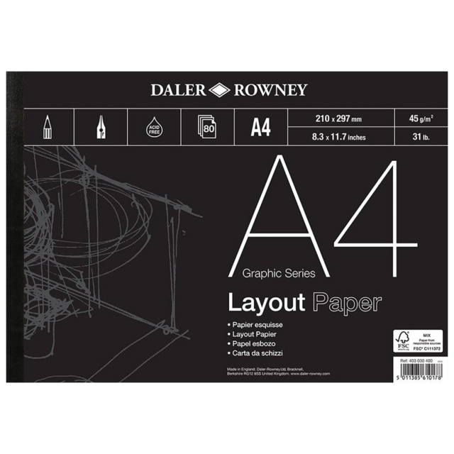 Daler-Rowney Bristol Board A4 | Pen Store
