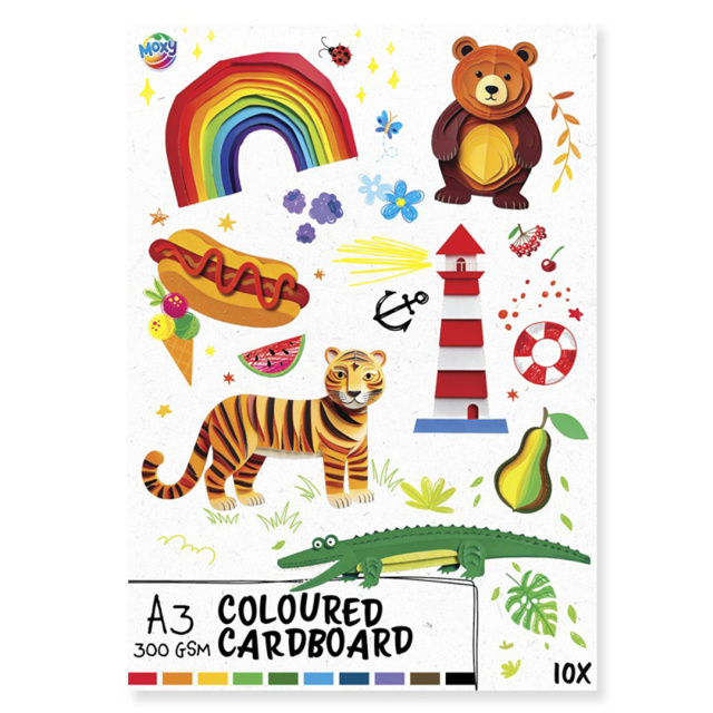 Folia Farvet papir Pastel A4 100 Ark | Pen Store