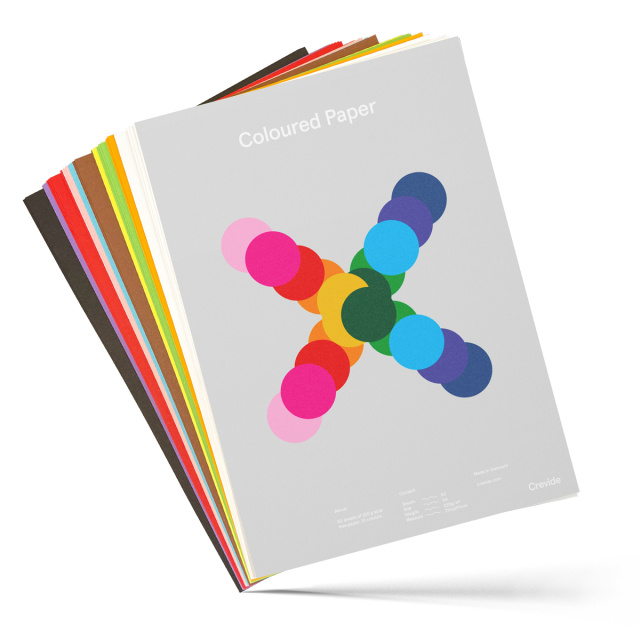 Colortime Farvet papir Gul A4 180g 20-pak | Pen Store