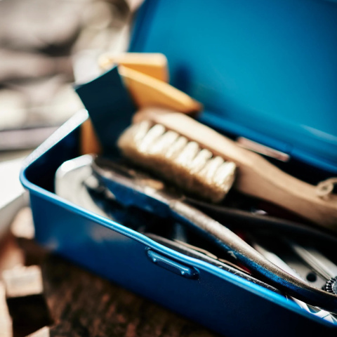 Raaco Opbevaringskasse med 12 rum Dusty Rose | Pen Store